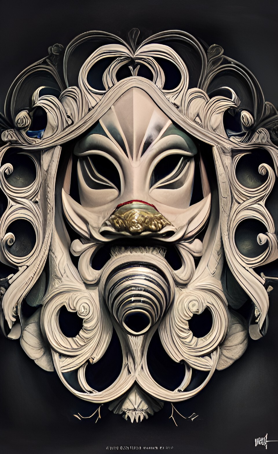 ArtStation - ceremonial beast mask 1900-jpg pack wombo art | Artworks