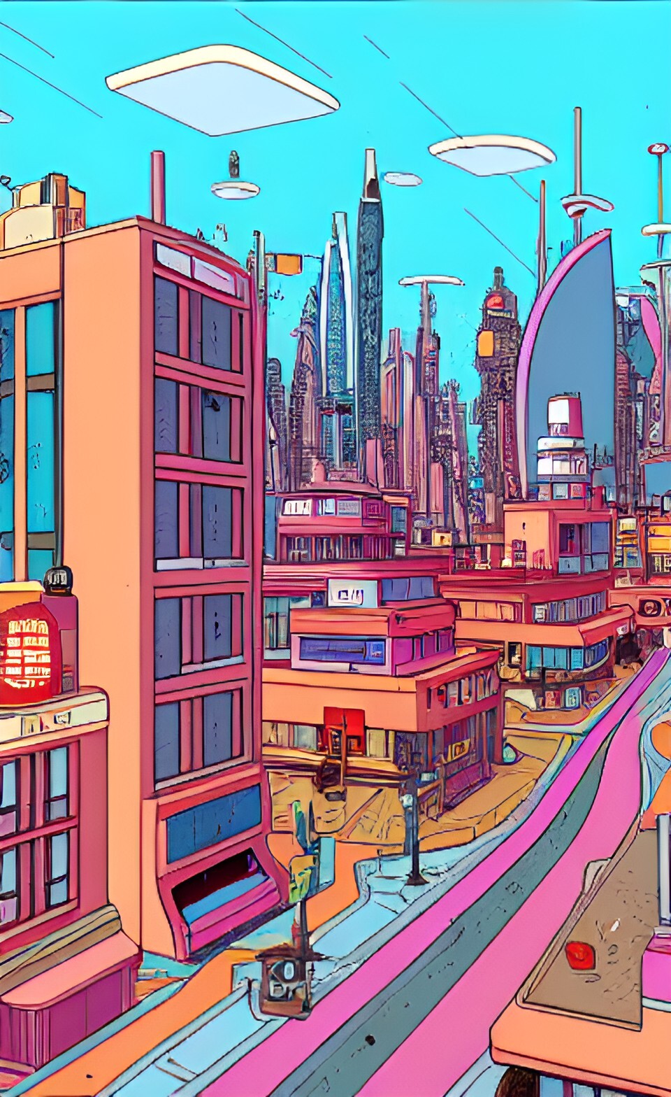 ArtStation - 834 Futurama city-2700-jpg pack wombo art | Artworks
