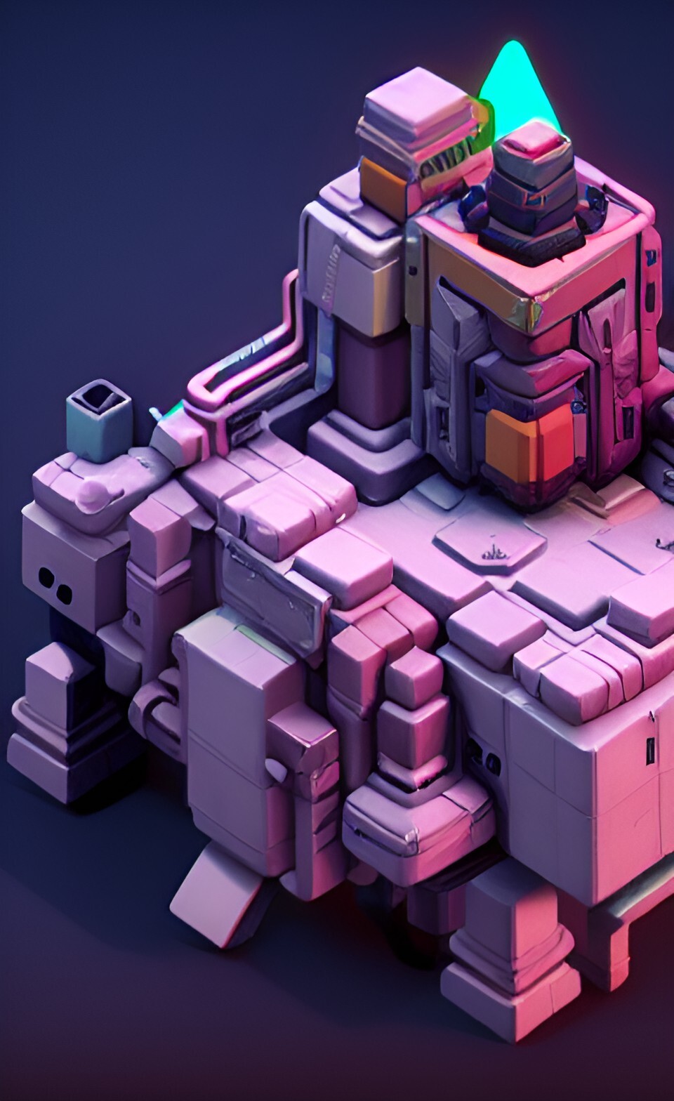 ArtStation - greeble isometric base-1600-jpg pack wombo art | Game Assets