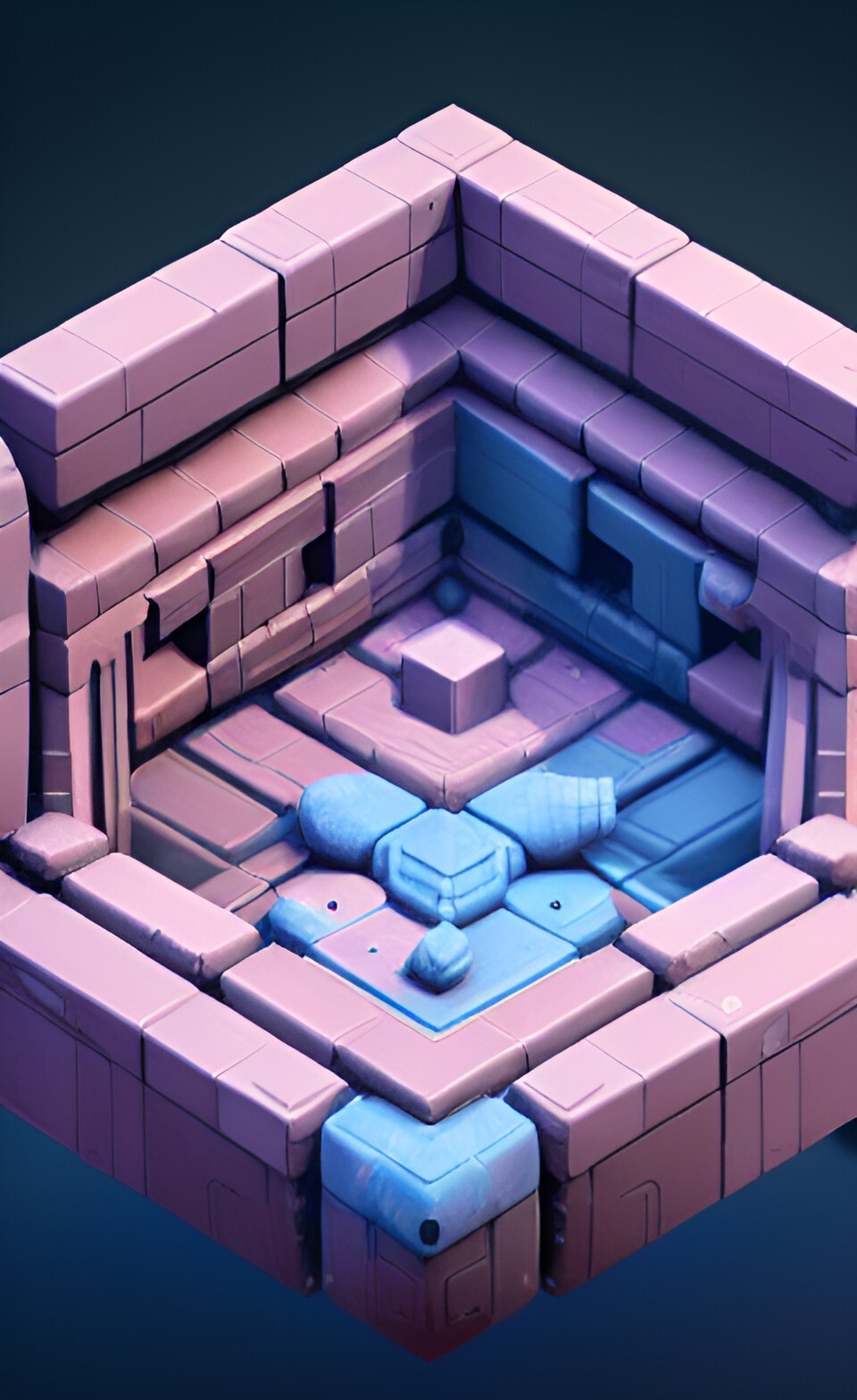 ArtStation - greeble isometric base-1600-jpg pack wombo art | Game Assets