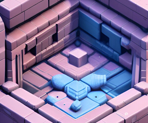 ArtStation - greeble isometric base-1600-jpg pack wombo art | Game Assets