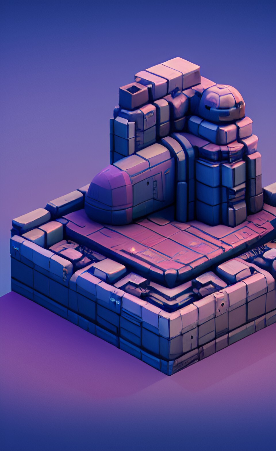 ArtStation - greeble isometric base-1600-jpg pack wombo art | Game Assets