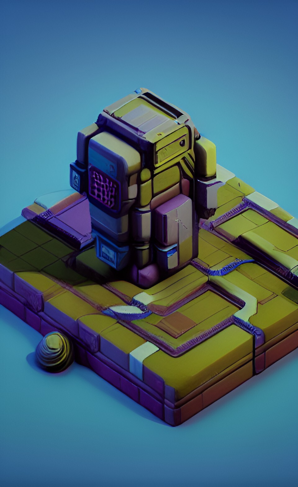 ArtStation - greeble isometric base-1600-jpg pack wombo art | Game Assets