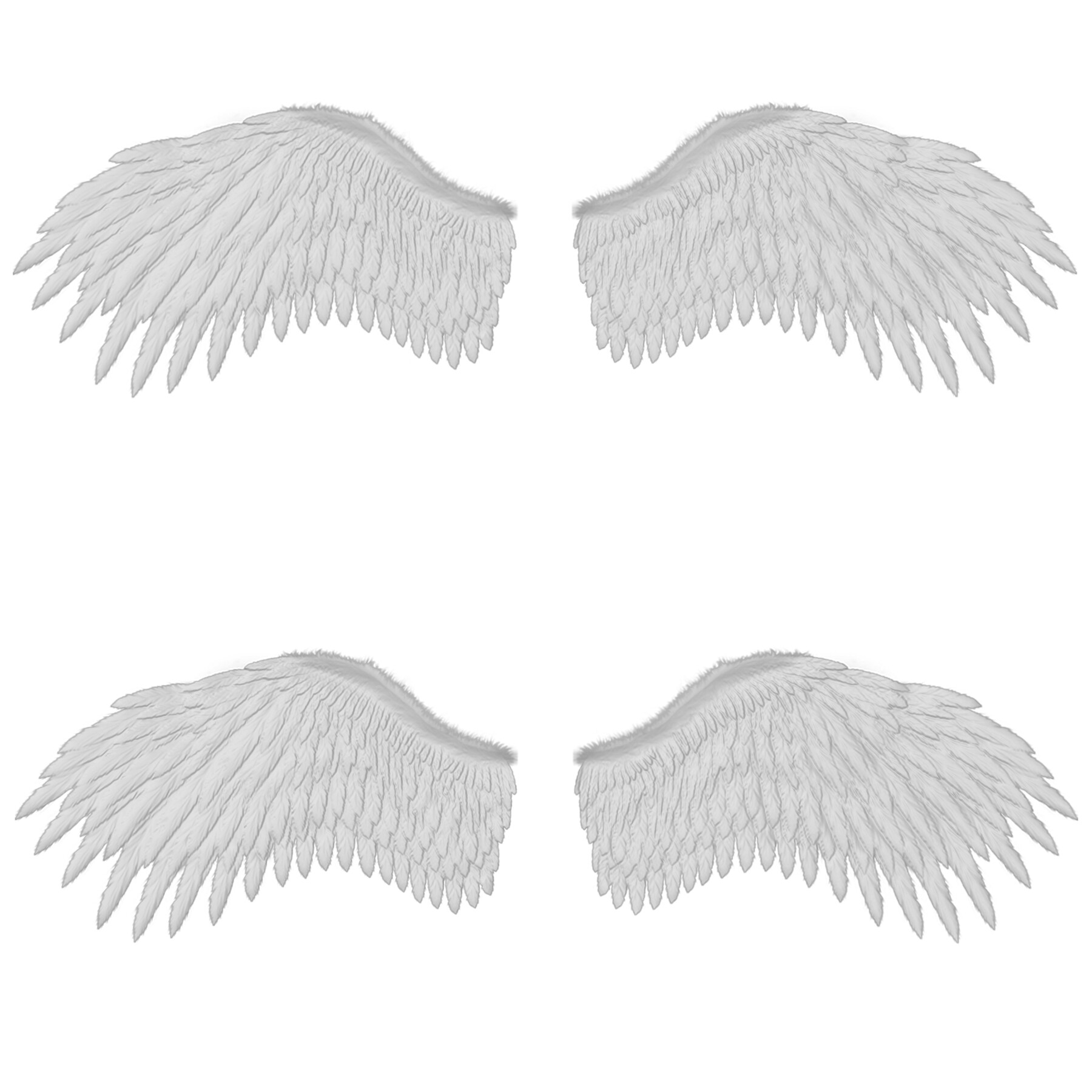 ArtStation - Low Poly Animated Golden Wings | Game Assets