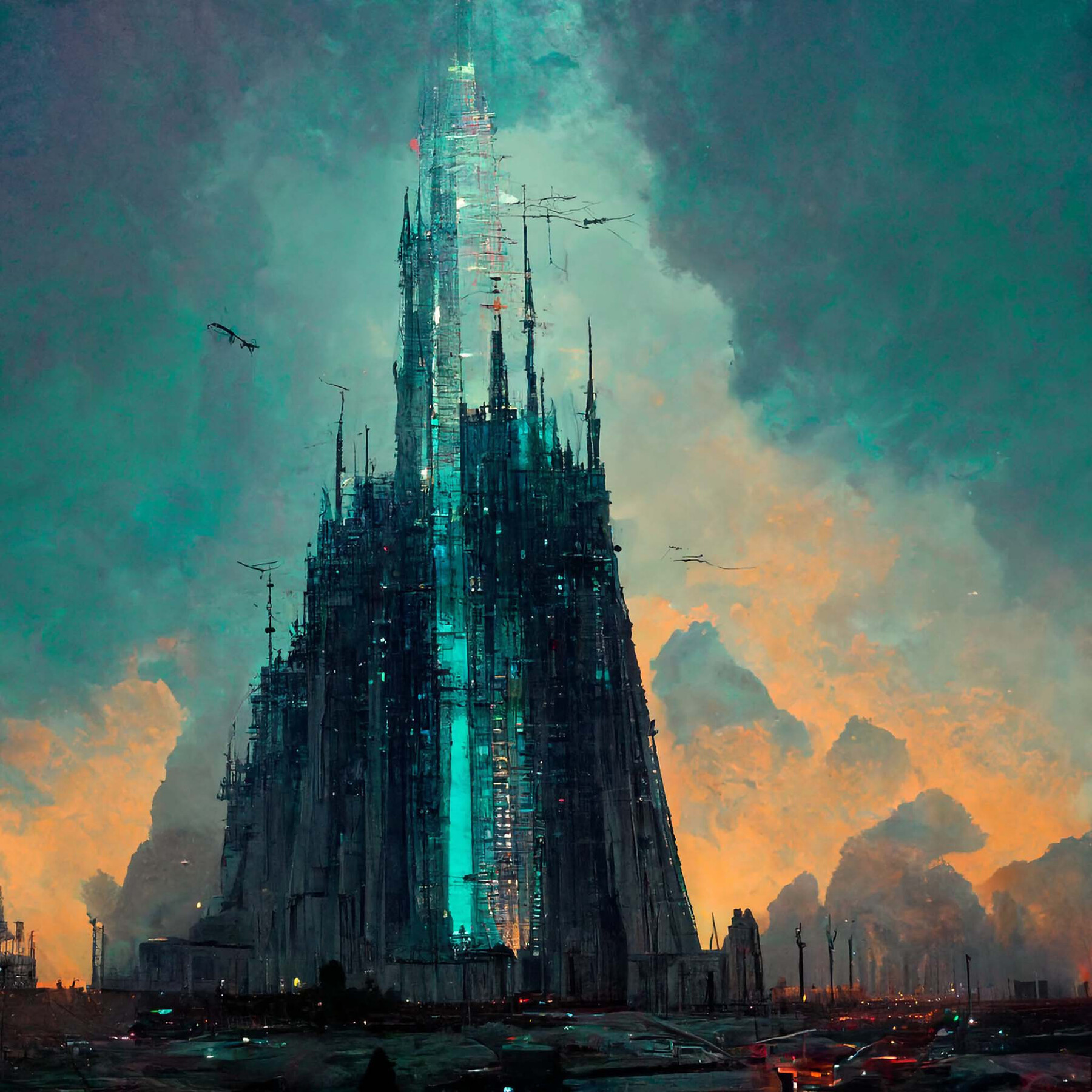ArtStation - Cyberpunk Towers Collection | Artworks