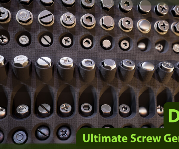 ArtStation - Ultimate Screw Generator | Resources