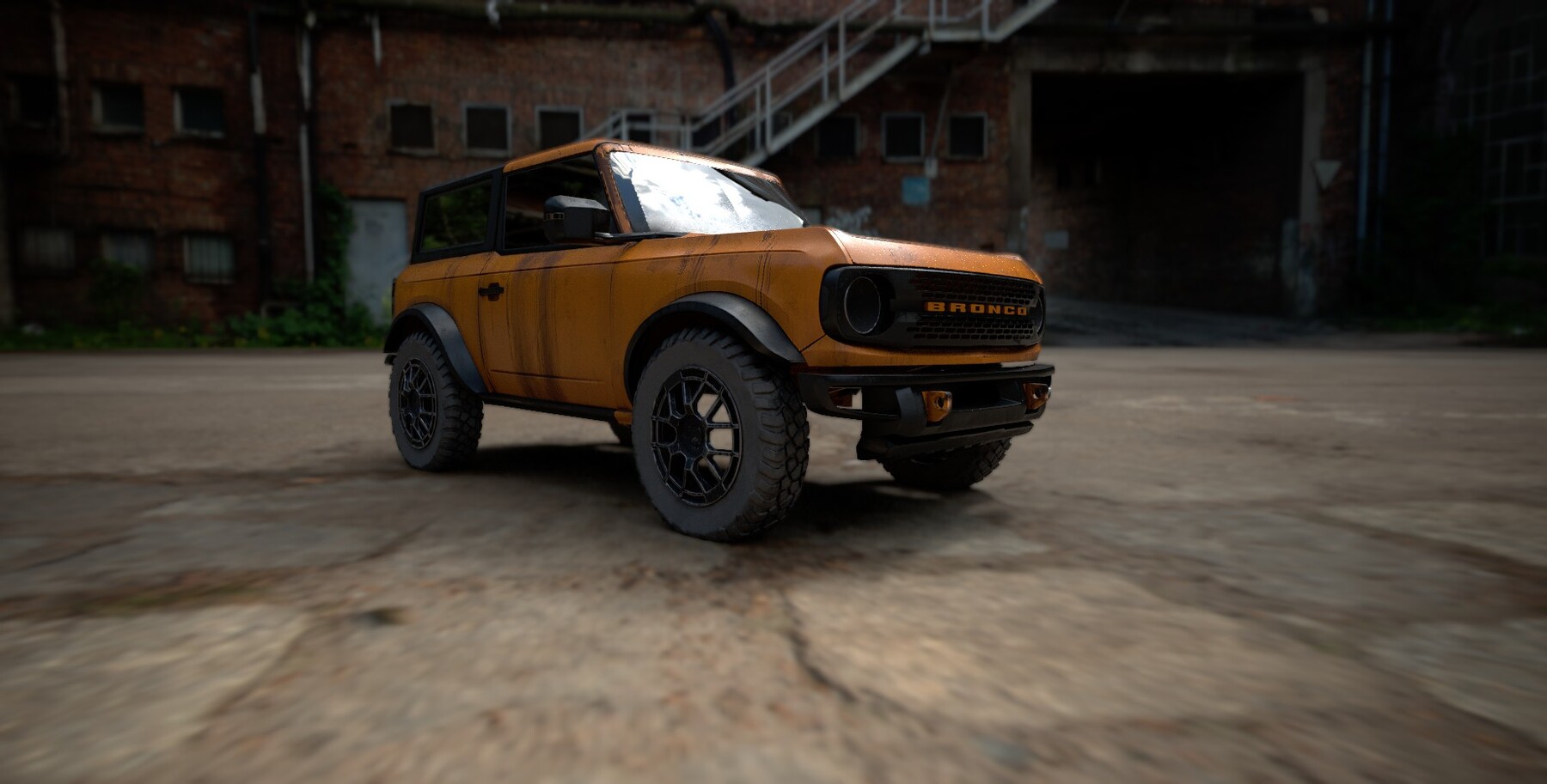 ArtStation - 2021 Ford Bronco HIGH POLY only | Game Assets