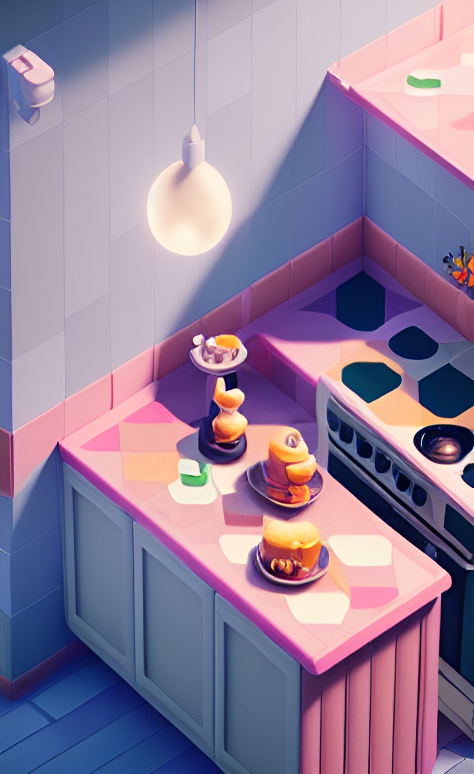 ArtStation - cute kitchen pixar render-2700-jpg pack wombo art | Artworks