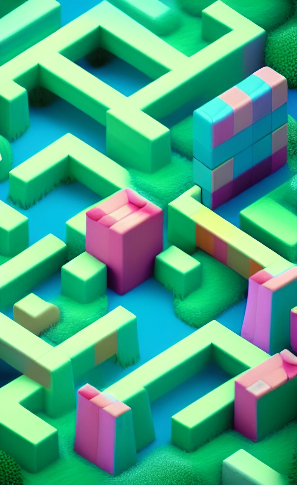 ArtStation - isometric wonderland candy clash forest -2500-jpg pack ...