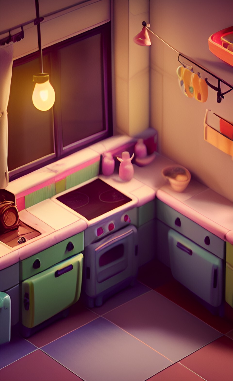 ArtStation - cute kitchen pixar render-2700-jpg pack wombo art | Artworks