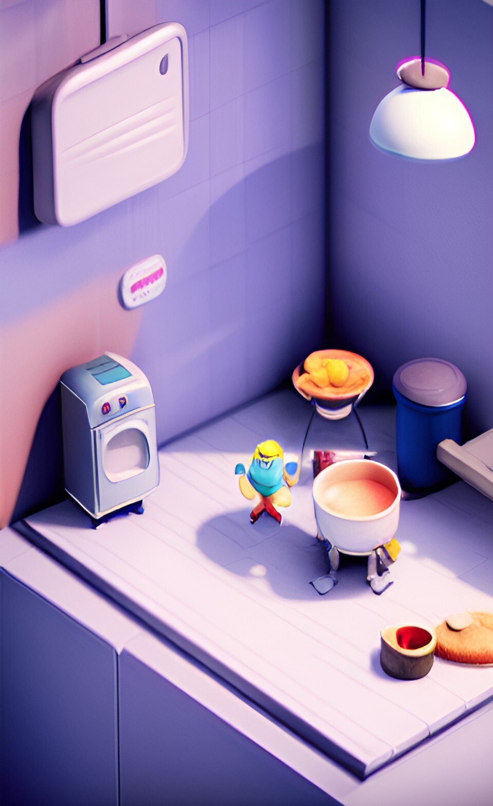 ArtStation - cute kitchen pixar render-2700-jpg pack wombo art | Artworks