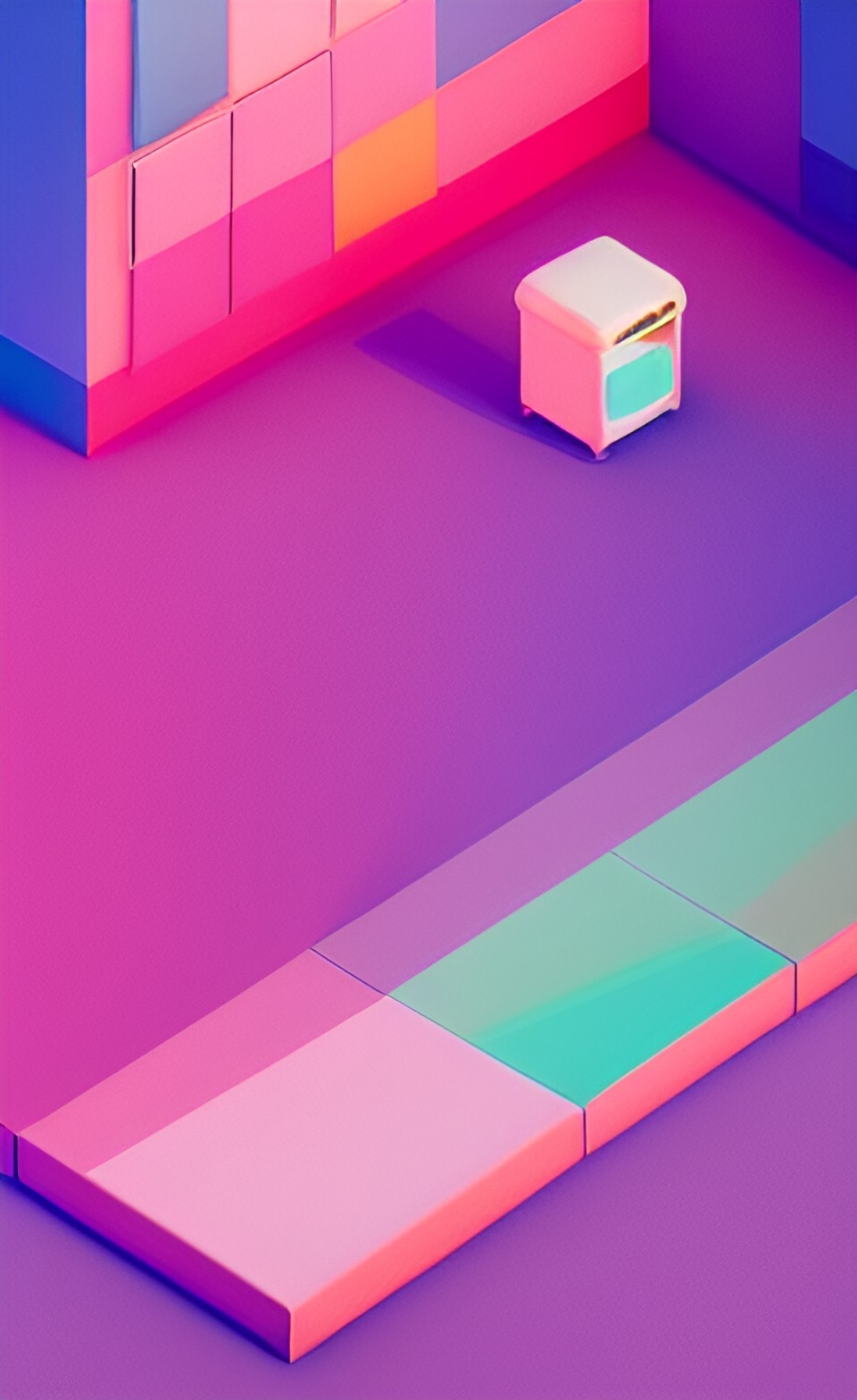 ArtStation - isometric gradient childroom illustrator-1600-jpg pack ...