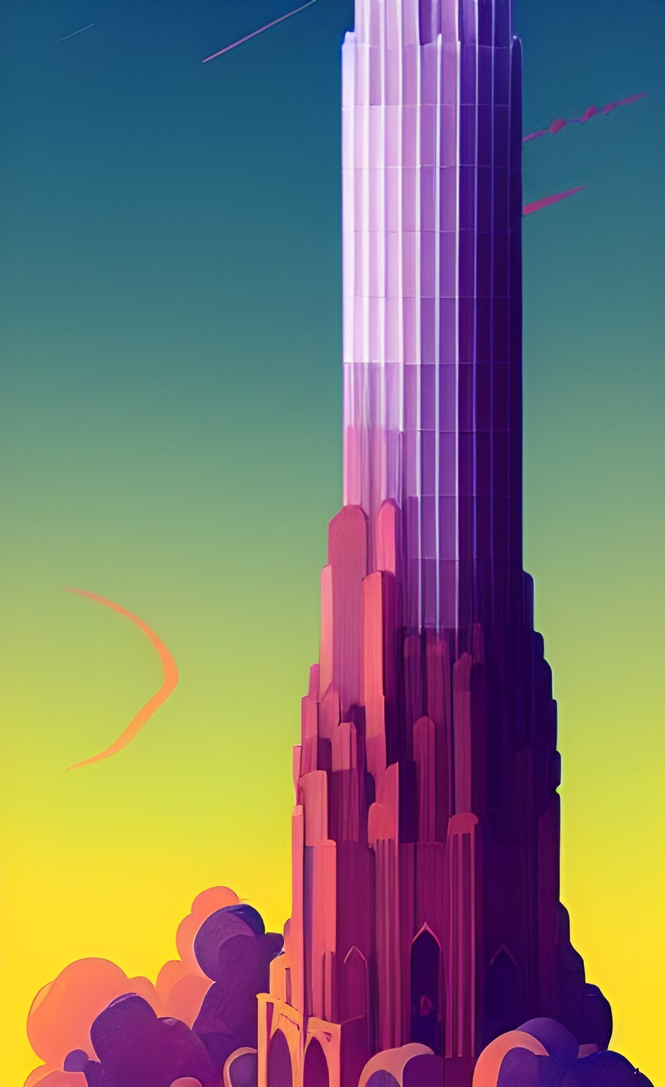 ArtStation - skyscraper 4000-jpg pack wombo art | Artworks