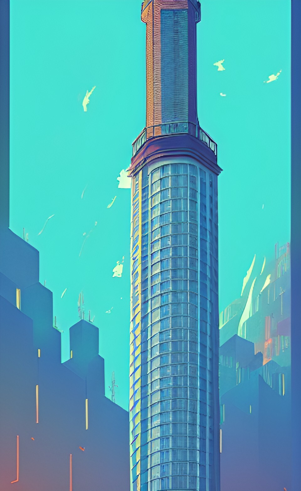 ArtStation - skyscraper 4000-jpg pack wombo art | Artworks