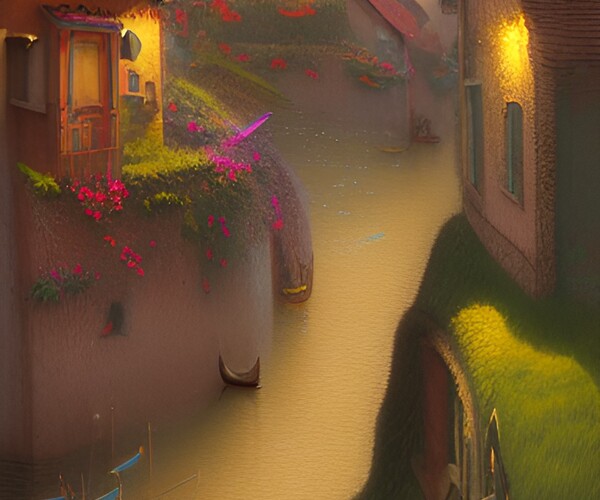 ArtStation - Italian Fantasy village along a coastline 800-jpg pack ...