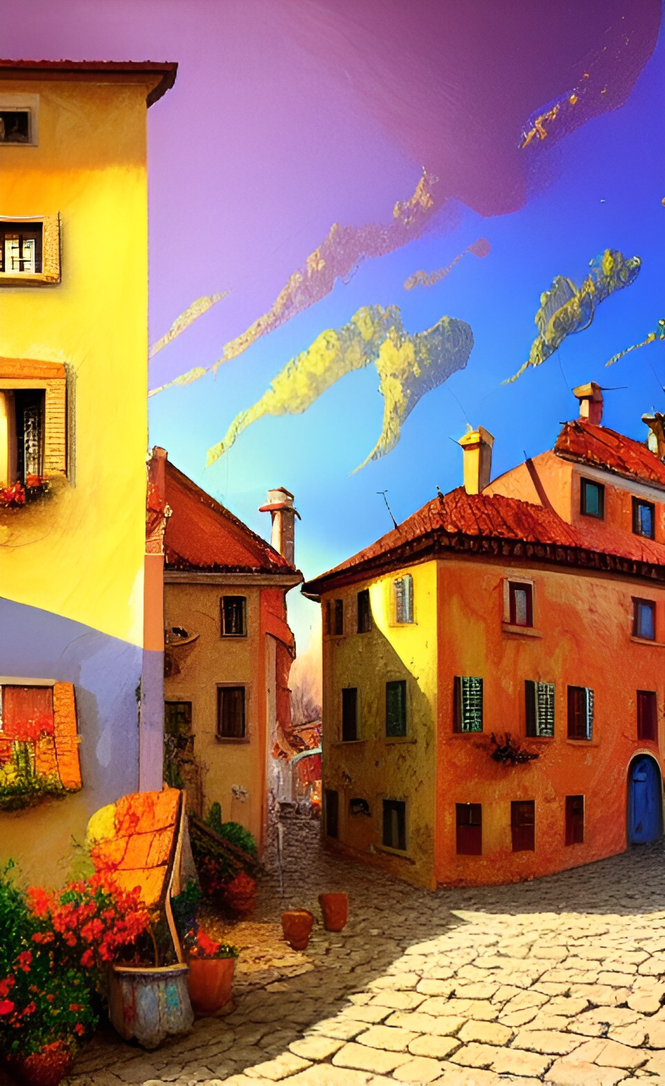 ArtStation - Italian Fantasy village along a coastline 800-jpg pack ...