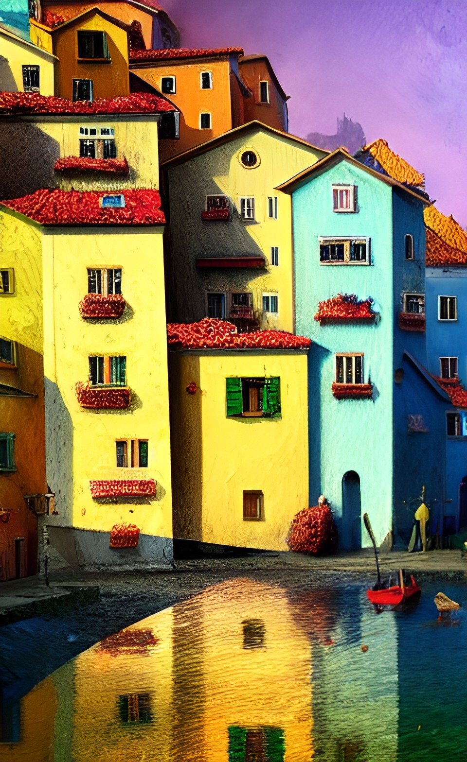 ArtStation - Italian Fantasy village along a coastline 800-jpg pack ...