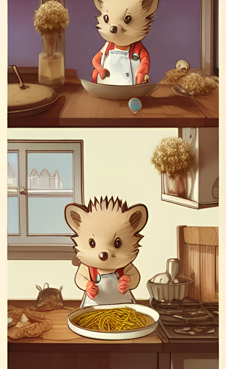 ArtStation - baby Hedgehog 2800-jpg pack wombo art | Artworks