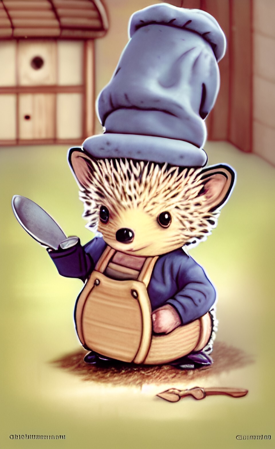 ArtStation - baby Hedgehog 2800-jpg pack wombo art | Artworks