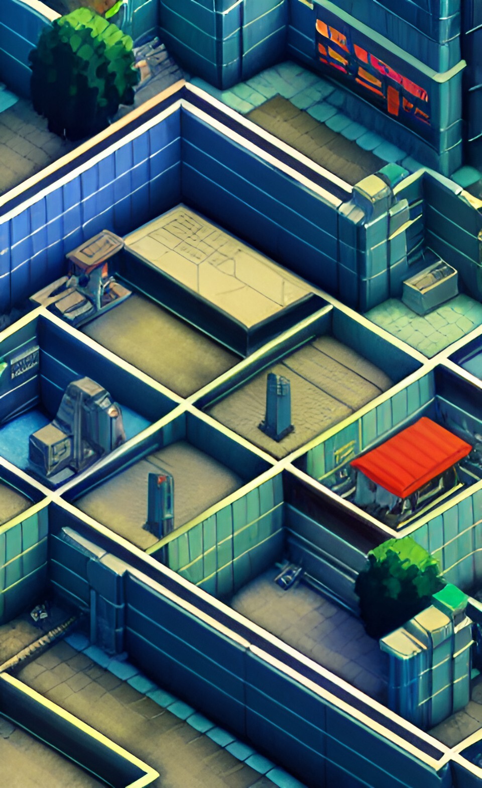 ArtStation - neo-tokyo isometric 3800 jpg pack wombo art | Artworks