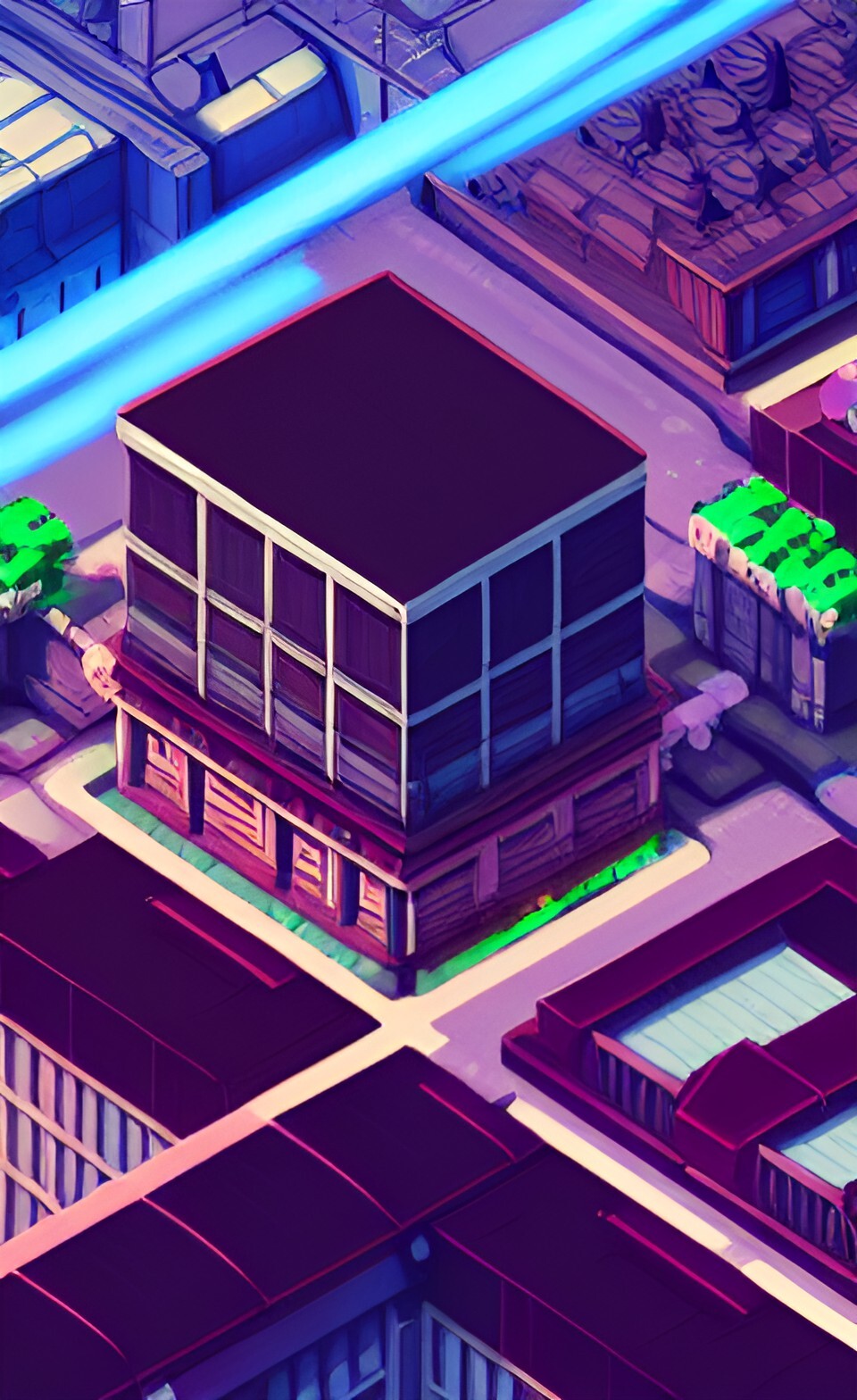 ArtStation - neo-tokyo isometric 3800 jpg pack wombo art | Artworks