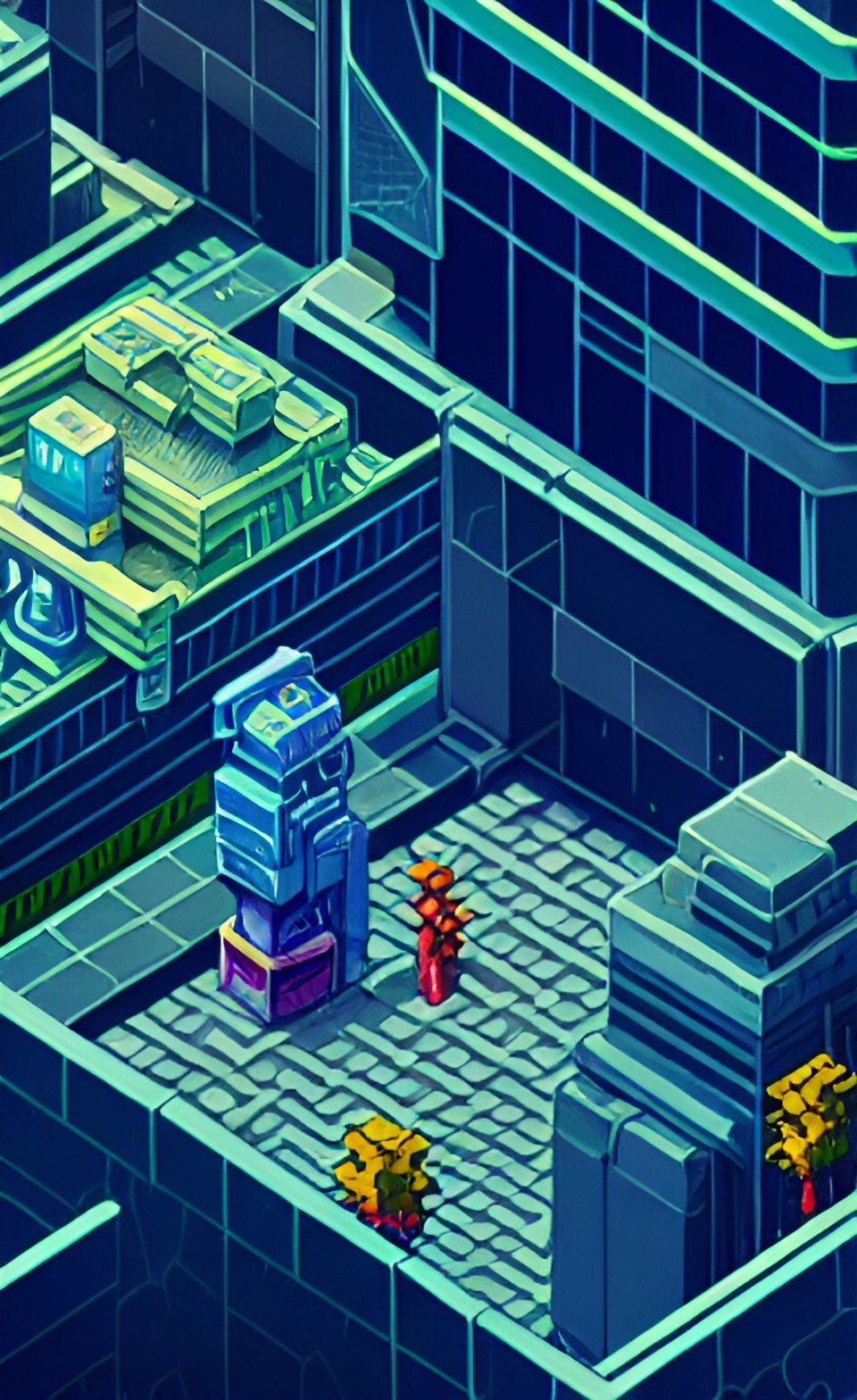ArtStation - neo-tokyo isometric 3800 jpg pack wombo art | Artworks