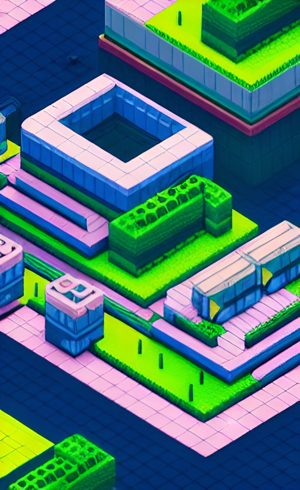 ArtStation - neo-tokyo isometric 3800 jpg pack wombo art | Artworks