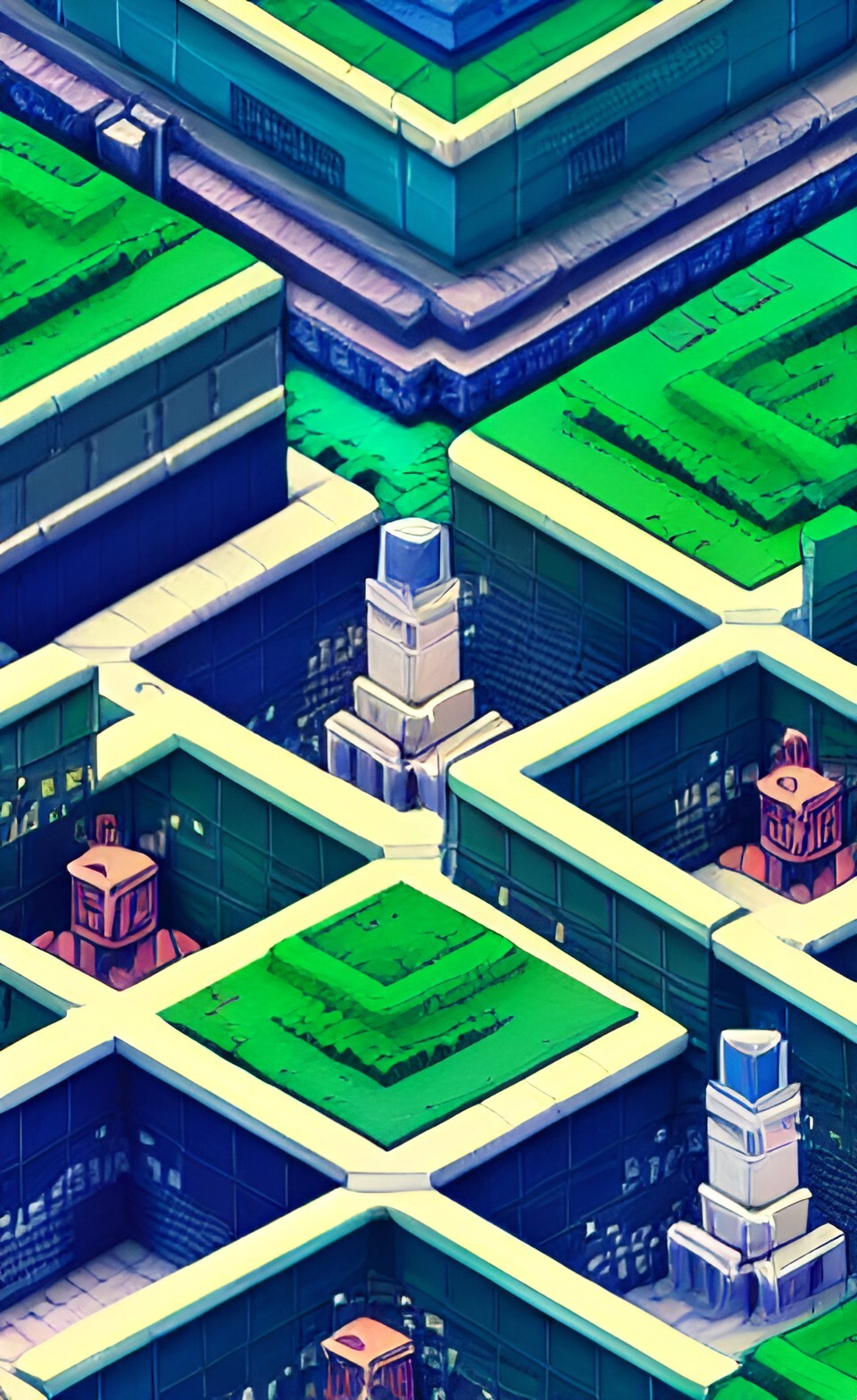 ArtStation - neo-tokyo isometric 3800 jpg pack wombo art | Artworks