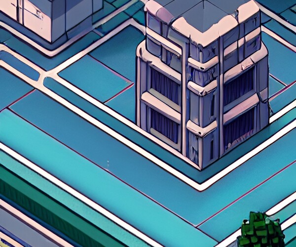 ArtStation - neo-tokyo isometric 3800 jpg pack wombo art | Artworks
