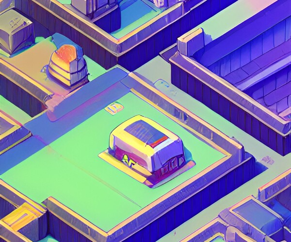 ArtStation - neo-tokyo isometric 3800 jpg pack wombo art | Artworks