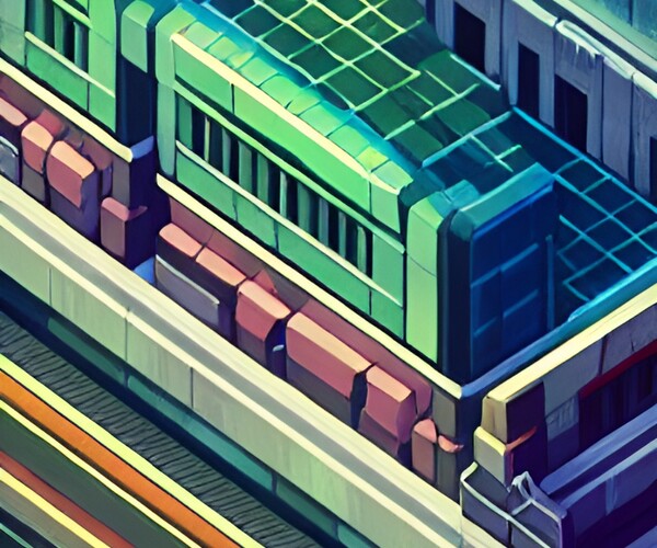 ArtStation - neo-tokyo isometric 3800 jpg pack wombo art | Artworks