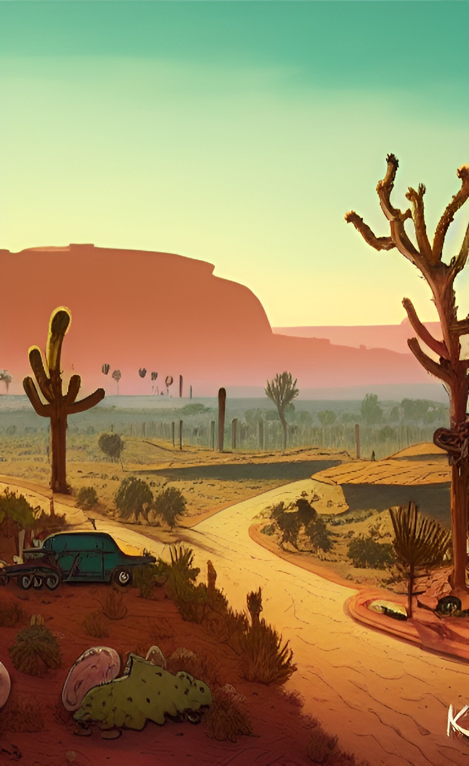 ArtStation - 940 wild west desert vegetation-1600-jpg pack wombo art ...