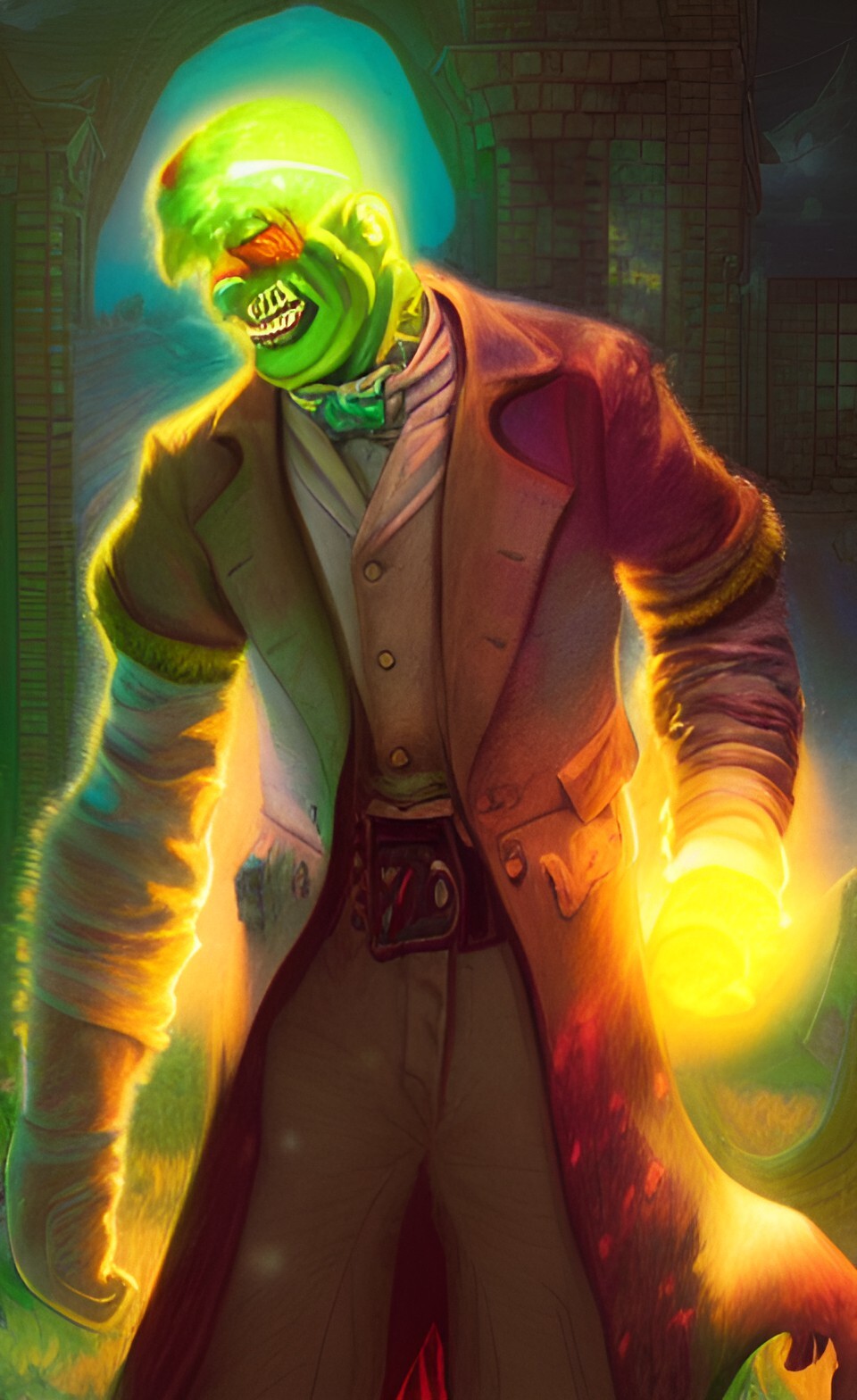 ArtStation - 941 happy color Frankenstein-3500-jpg pack wombo art ...