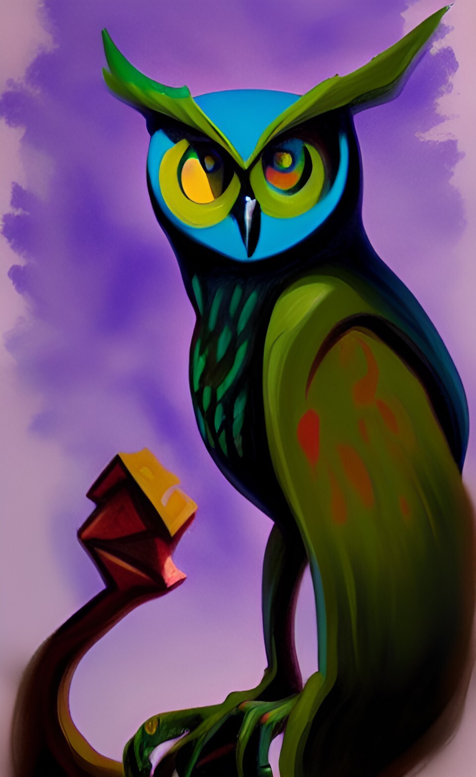 ArtStation - 944 Anthropomorphic-owl-lich-2700-jpg pack wombo art ...