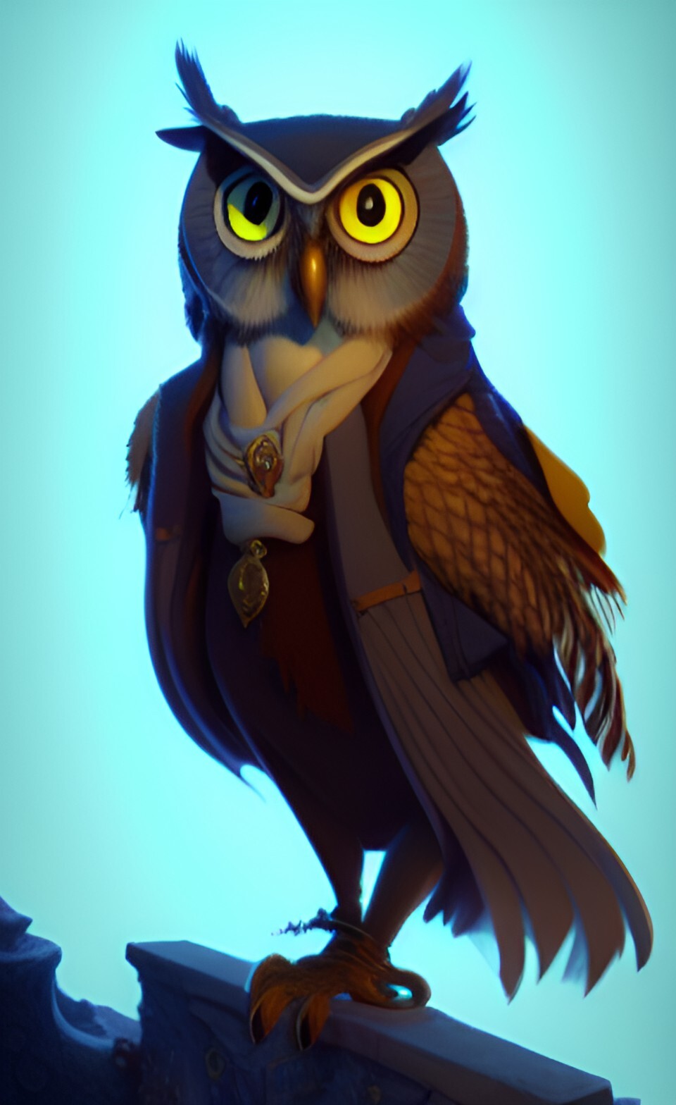 ArtStation - 944 Anthropomorphic-owl-lich-2700-jpg pack wombo art ...