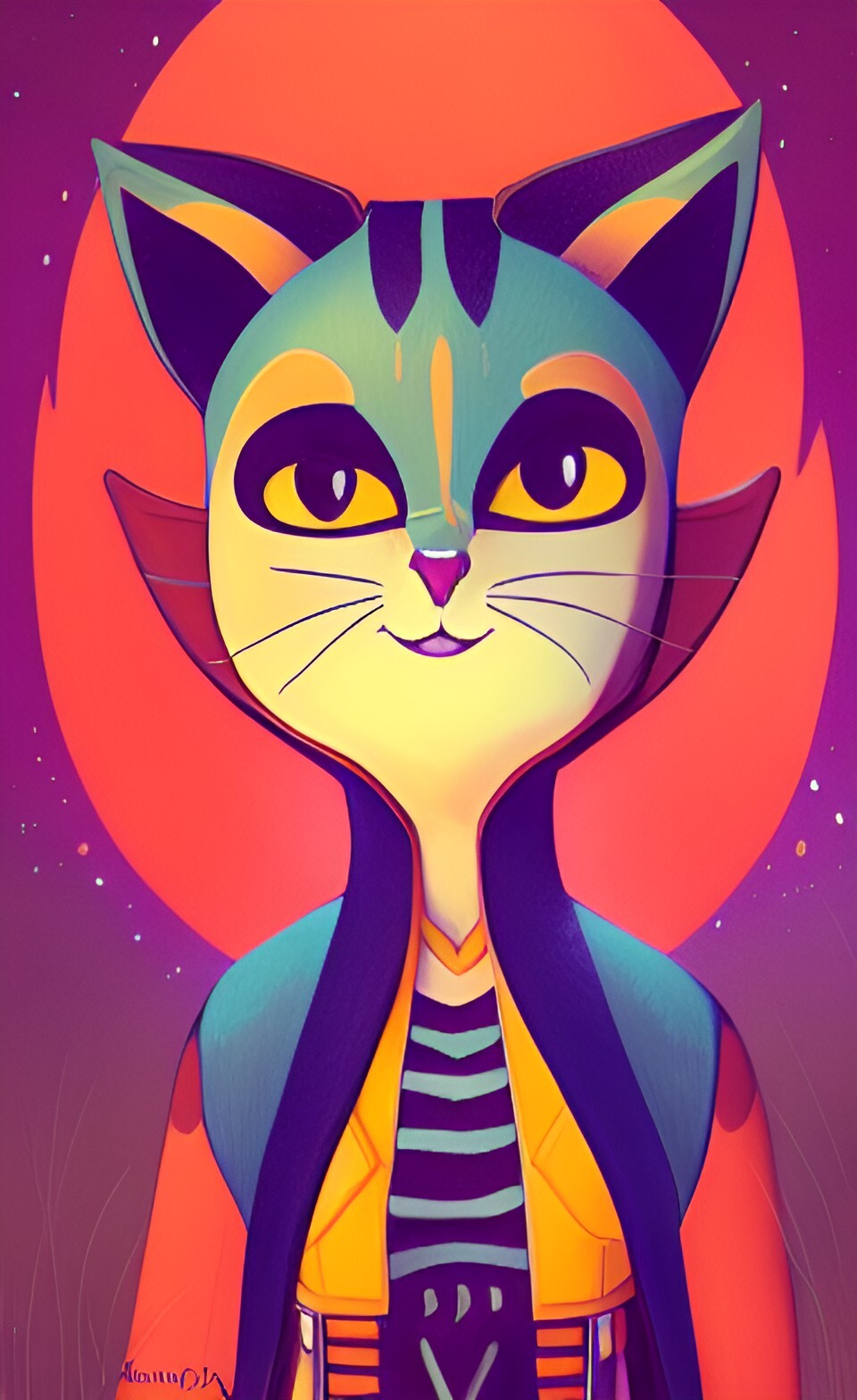 ArtStation - 946 Anthropomorphic Cat-1700-jpg pack wombo art | Artworks