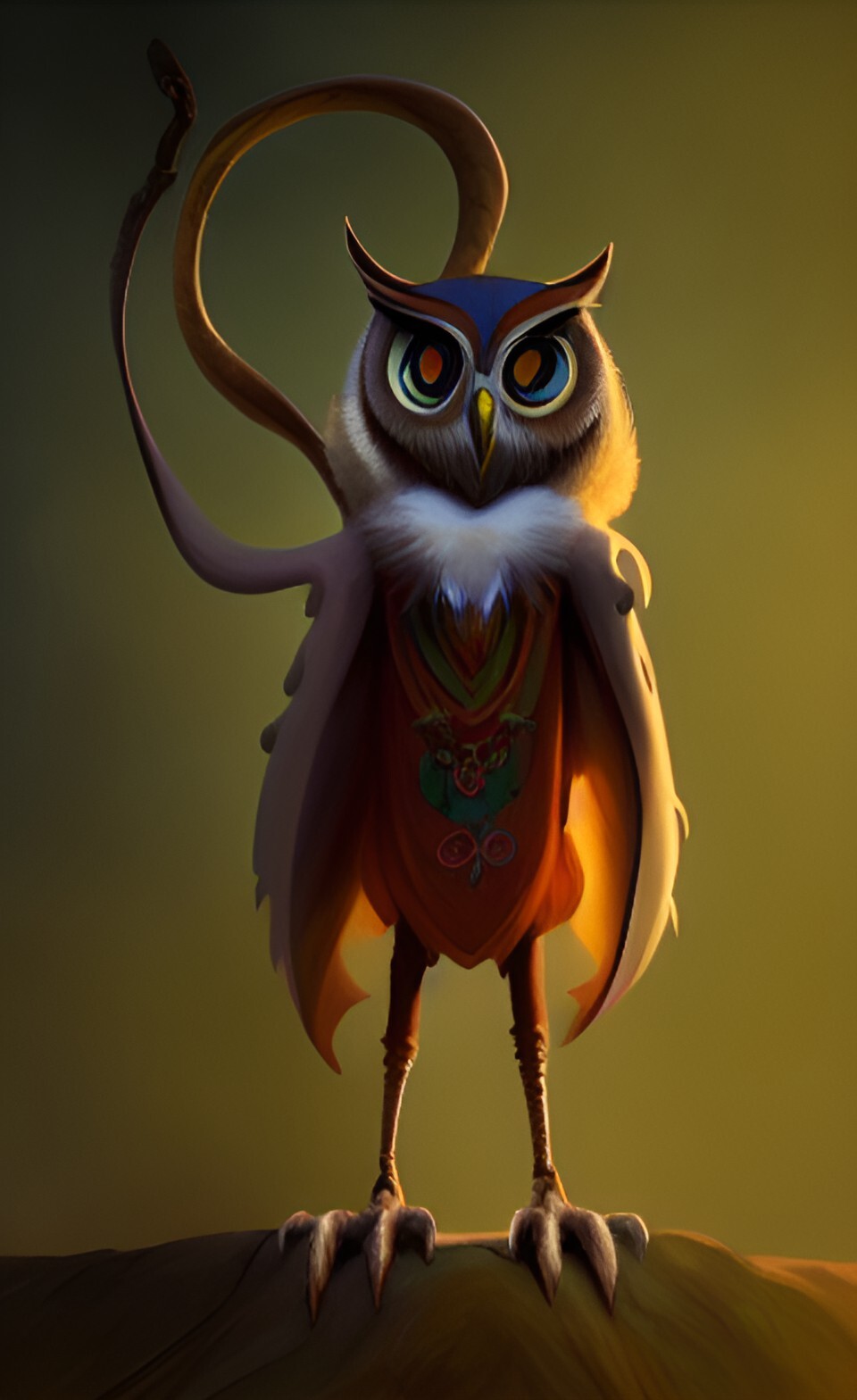 ArtStation - 944 Anthropomorphic-owl-lich-2700-jpg pack wombo art ...