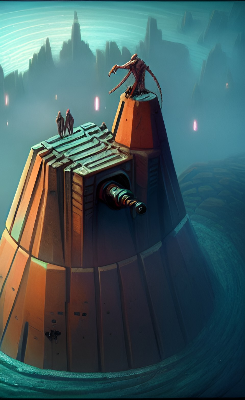 ArtStation - 951 colossal mechanical steam golem-1600-jpg pack wombo ...