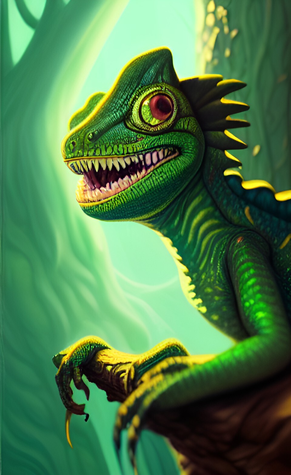 ArtStation - Kriss is a lizard -2100-jpg pack wombo art | Artworks