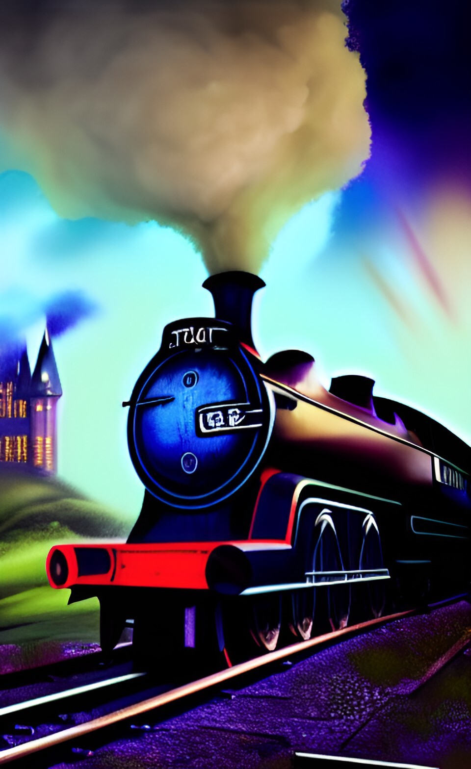 ArtStation - steam train 2300-jpg pack wombo art | Artworks