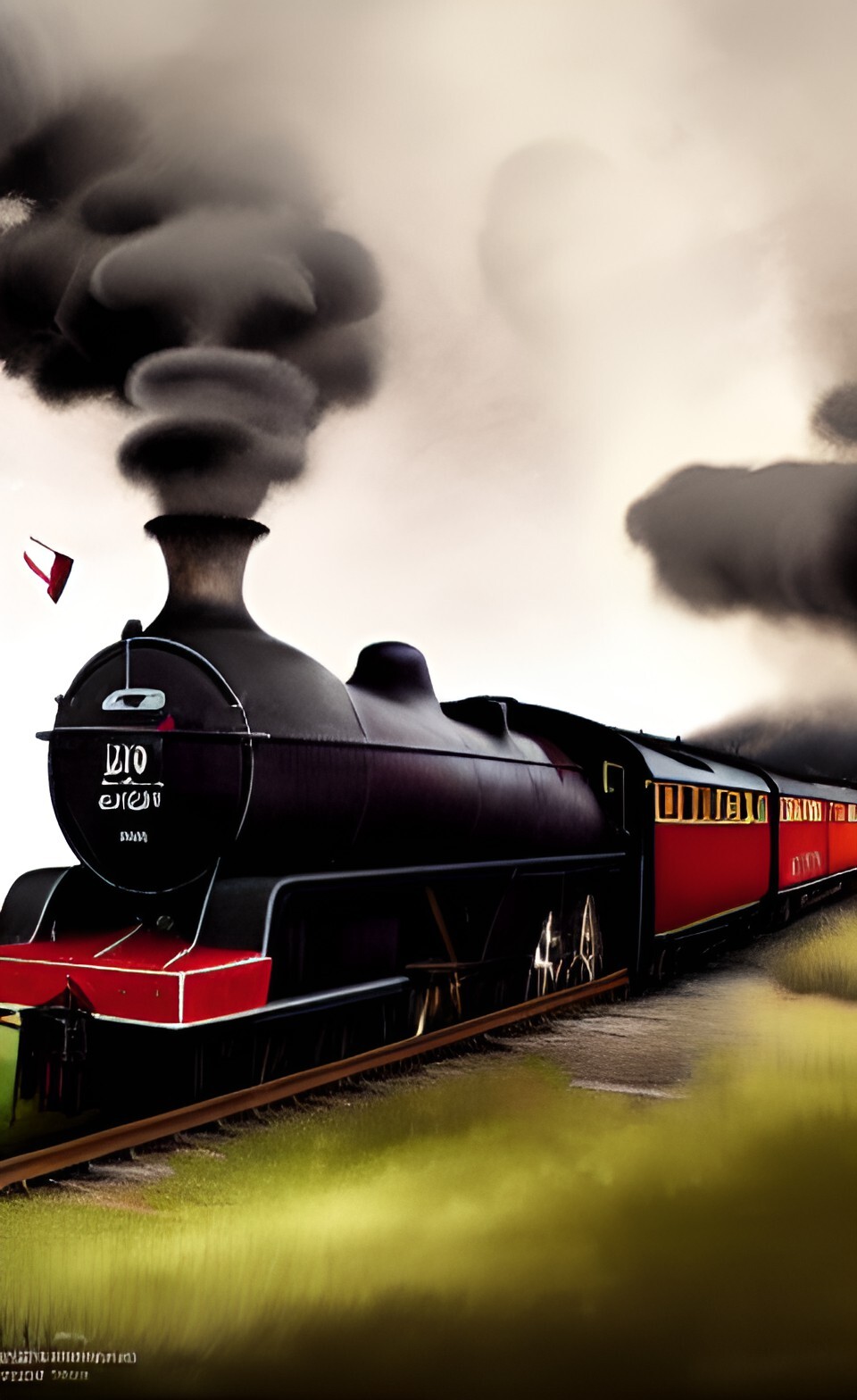 ArtStation - steam train 2300-jpg pack wombo art | Artworks