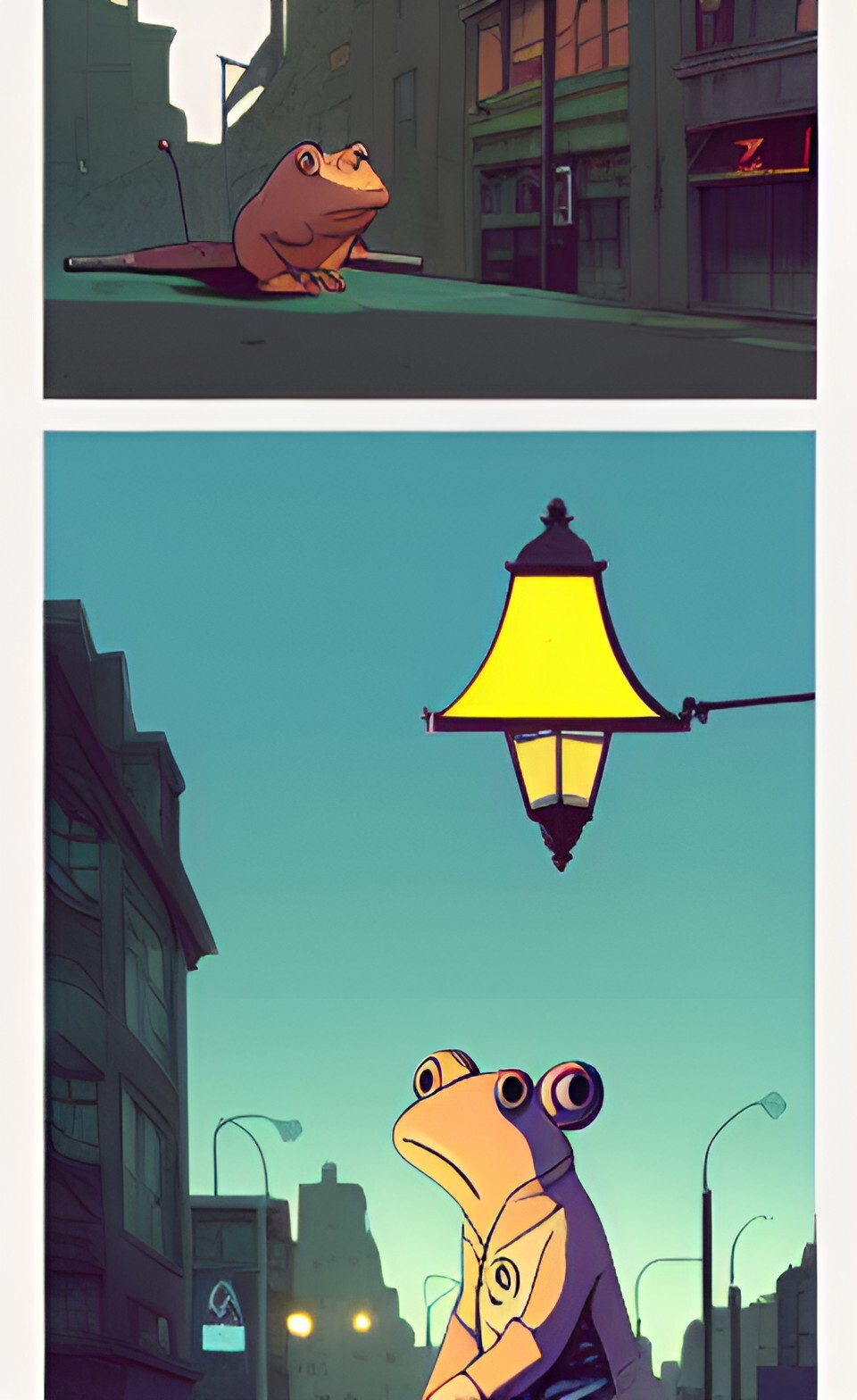 ArtStation - cartoon of a toad smoking 2200-jpg pack wombo art | Artworks