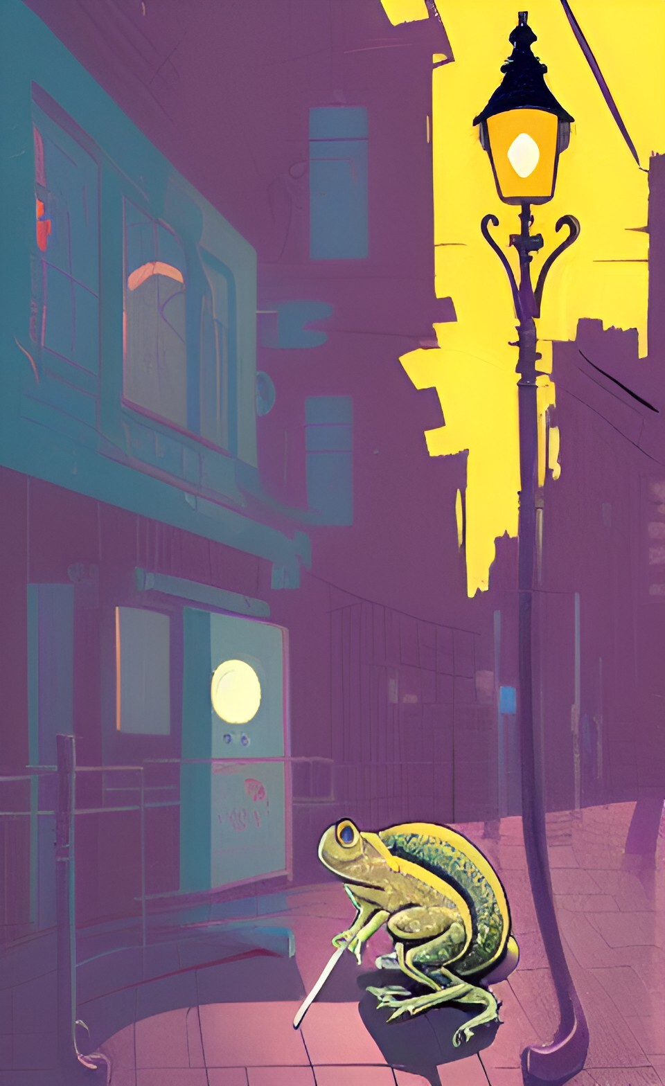 ArtStation - cartoon of a toad smoking 2200-jpg pack wombo art | Artworks