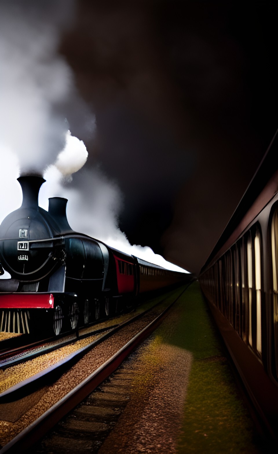 ArtStation - steam train 2300-jpg pack wombo art | Artworks