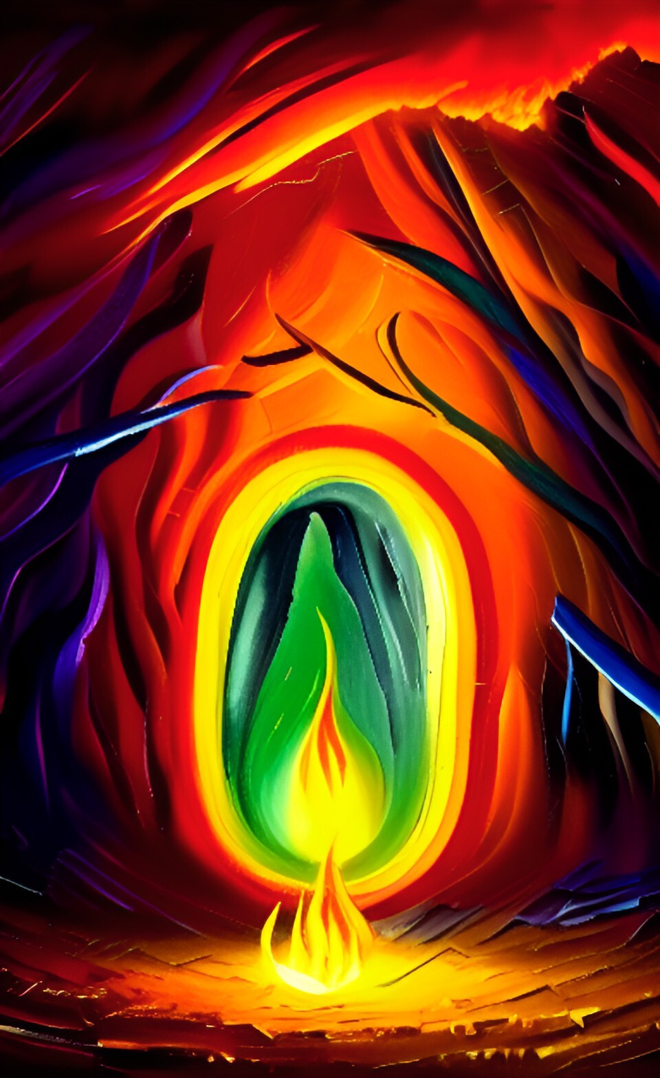 ArtStation - 998 Magical Portal Surrounded by Spinning Fire-1900-jpg ...