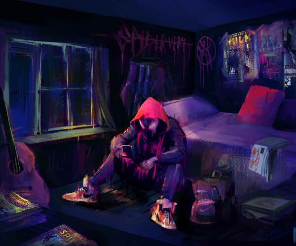 ArtStation - Miles Morales artwork | Artworks