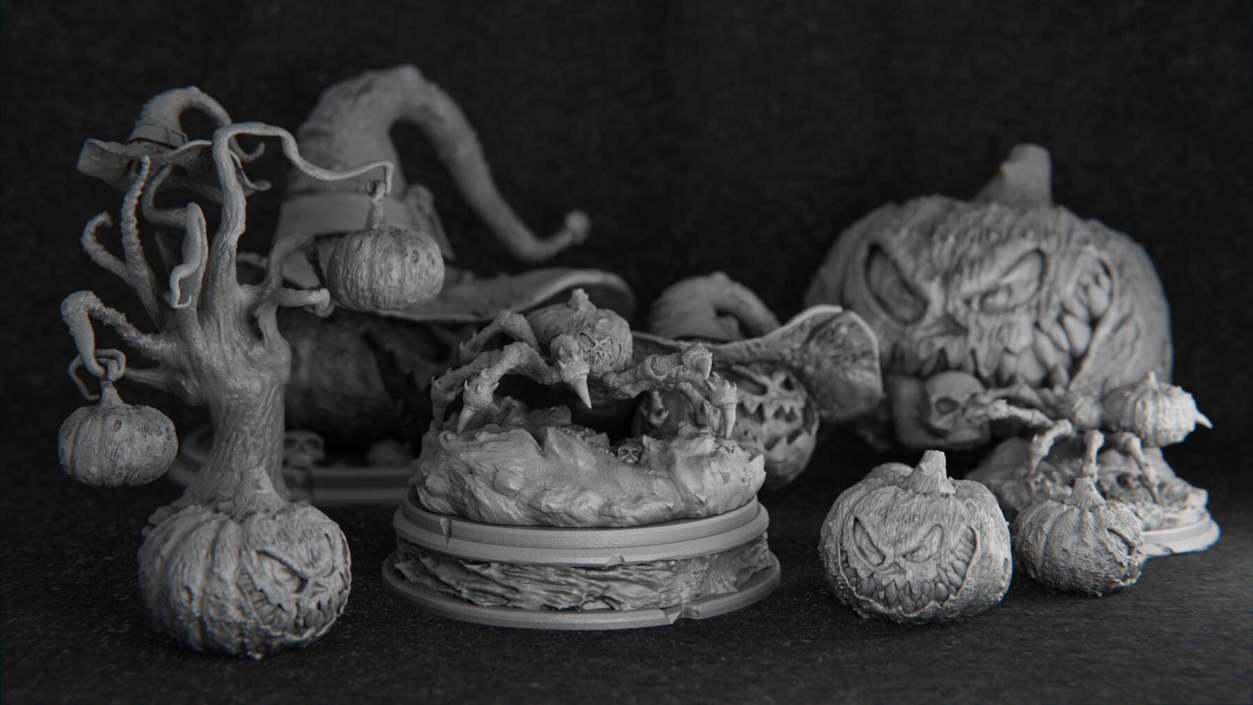 ArtStation - Spooky Halloween Mega Collection | Resources