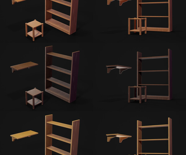 ArtStation - Stylized Wood Props | Game Assets