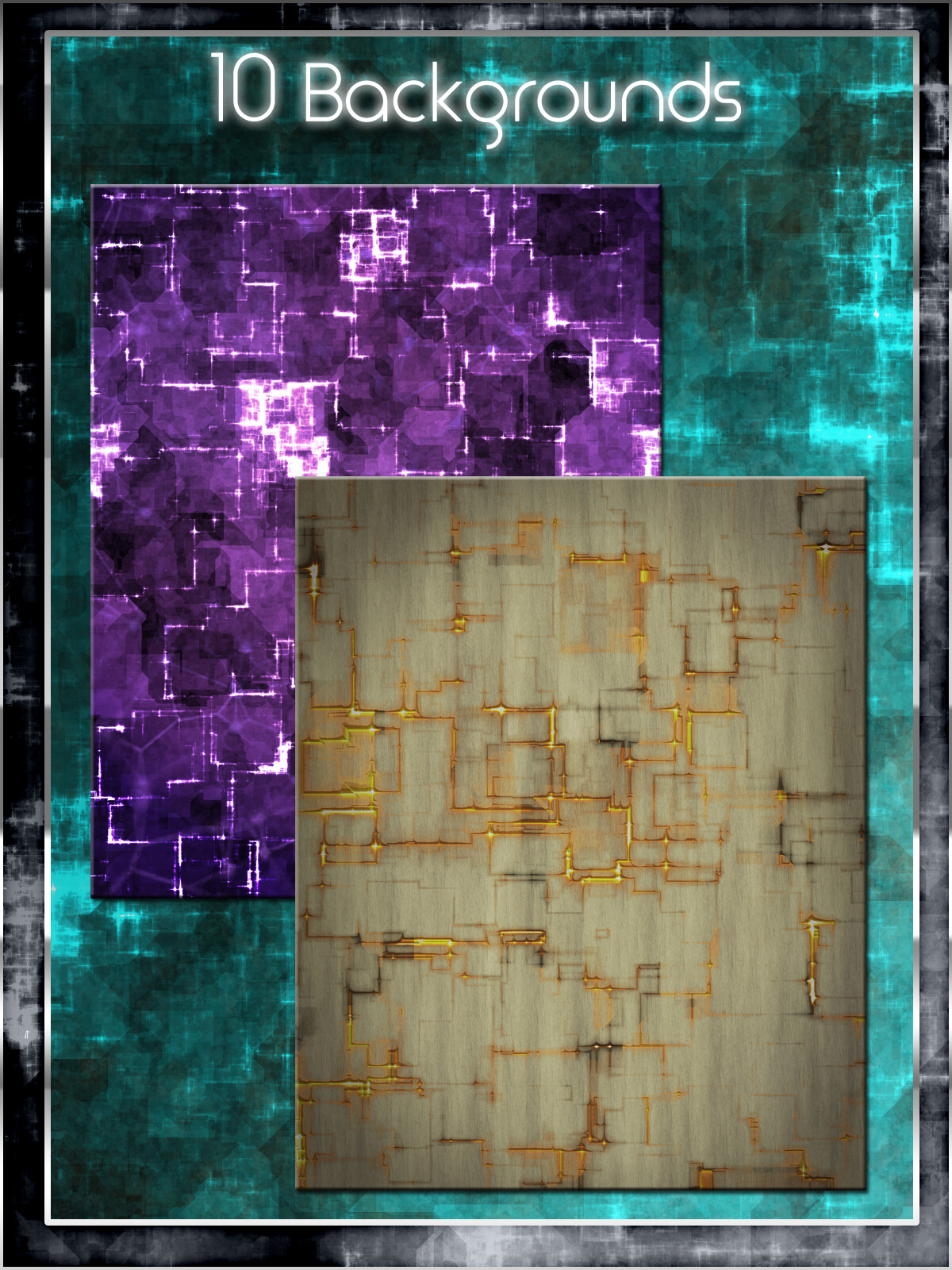 ArtStation - 10 Cyberpunk Techno Backgrounds | Artworks