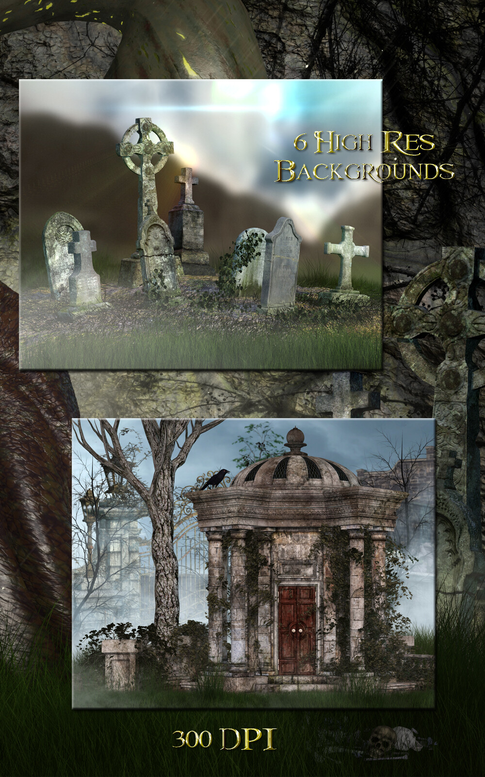 ArtStation - 6 Gothic Autumn Illustrations | Artworks